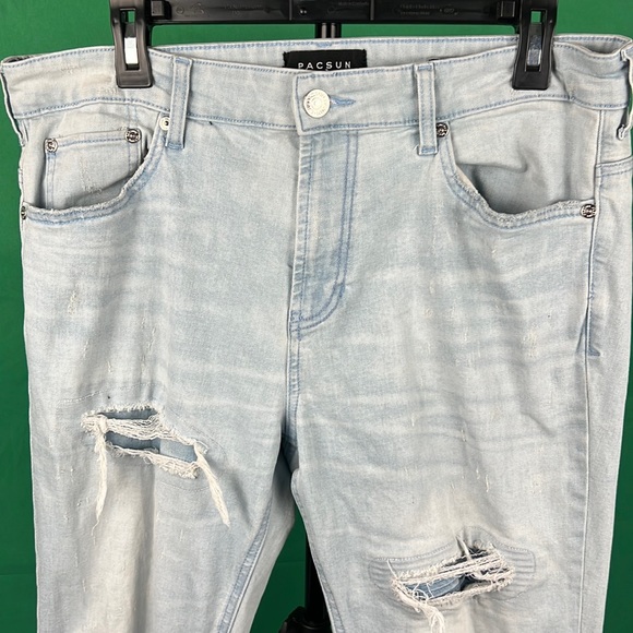PacSun | Jeans | Men Skinny Stacked Ripped Jeans | Poshmark